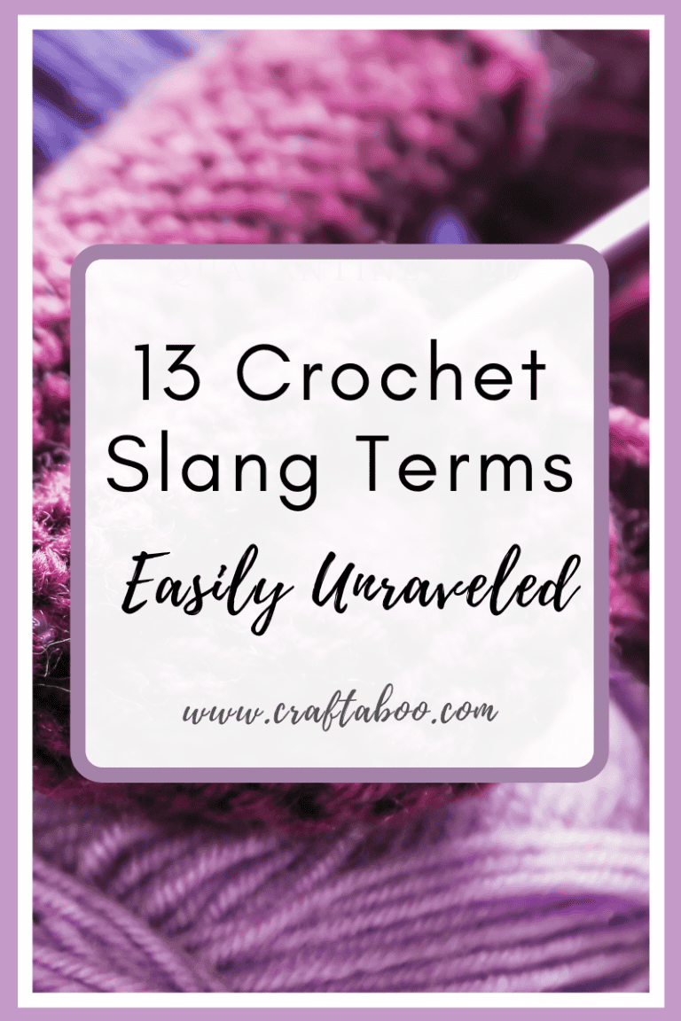13 Helpful Crochet Slang Words Explained – Craft-a-Boo